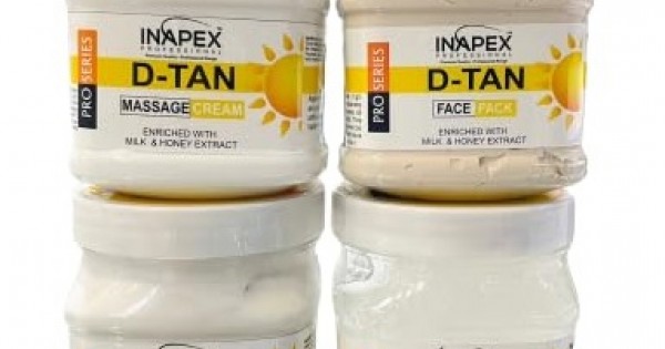 INAPEX Professional D Tan Tan Removing Pro-series cream + scrub + gel ...